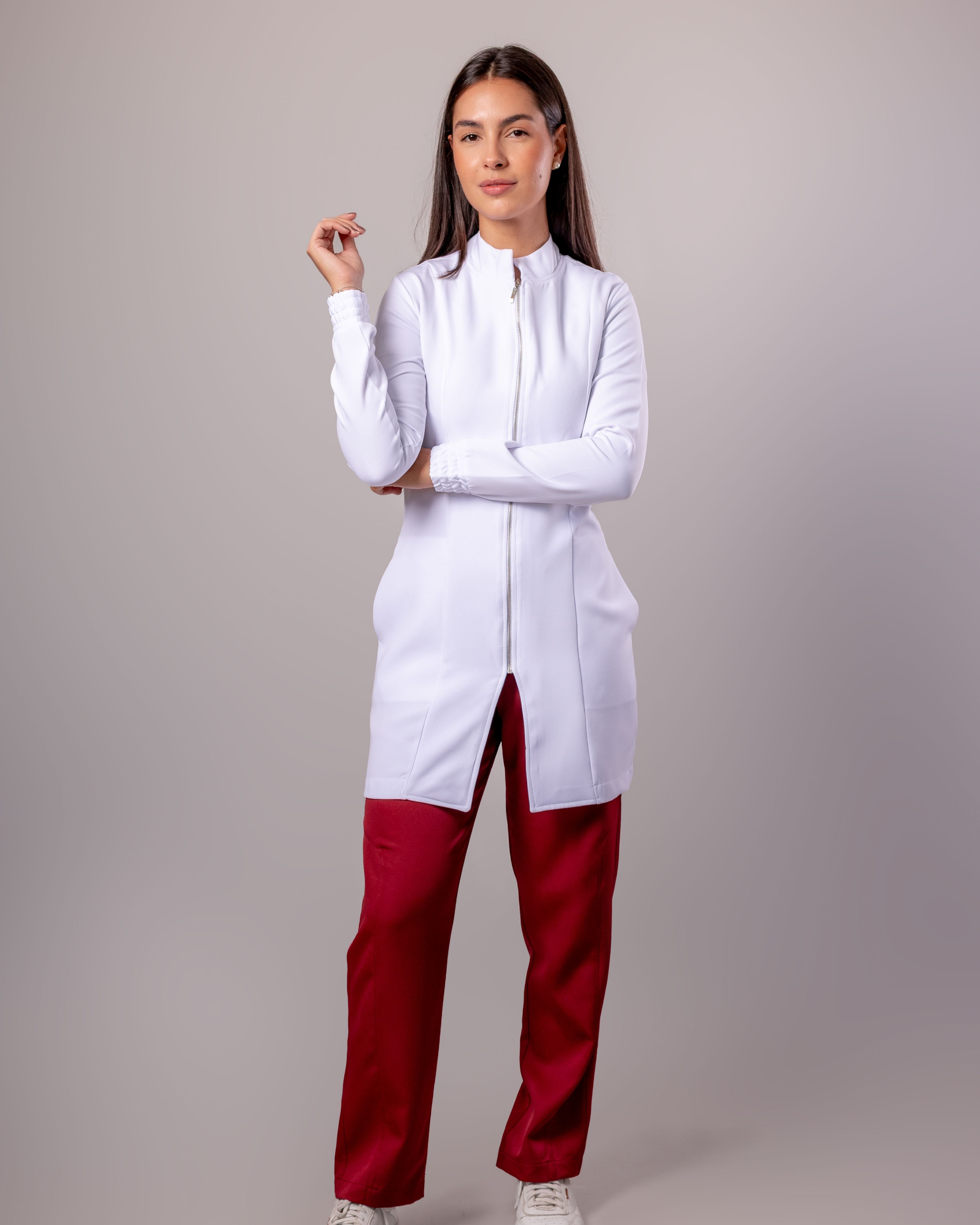 Jaleco Ágata Feminino - Branco